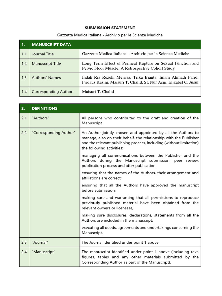 Submission Statement | PDF | Conflict Of Interest | Justice