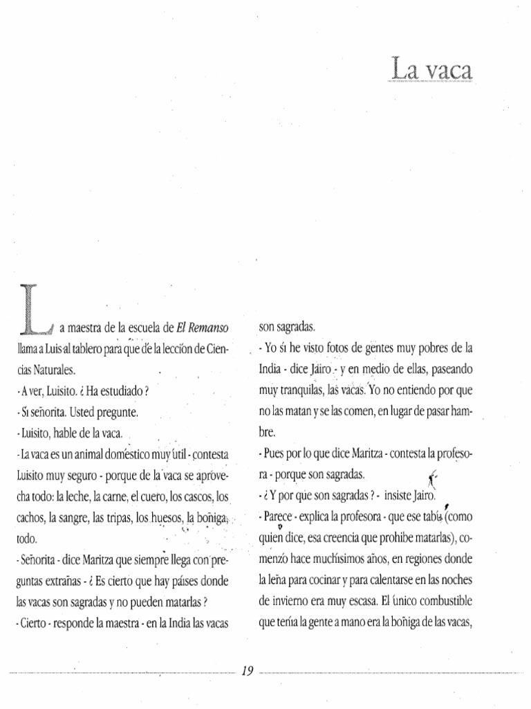 La Vaca | PDF