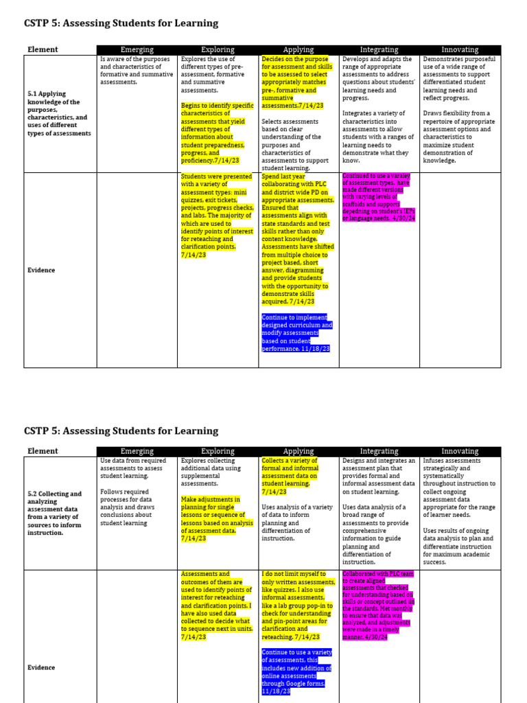 CSTP 5 Pineda 7 | PDF | Educational Assessment | Differentiated Instruction