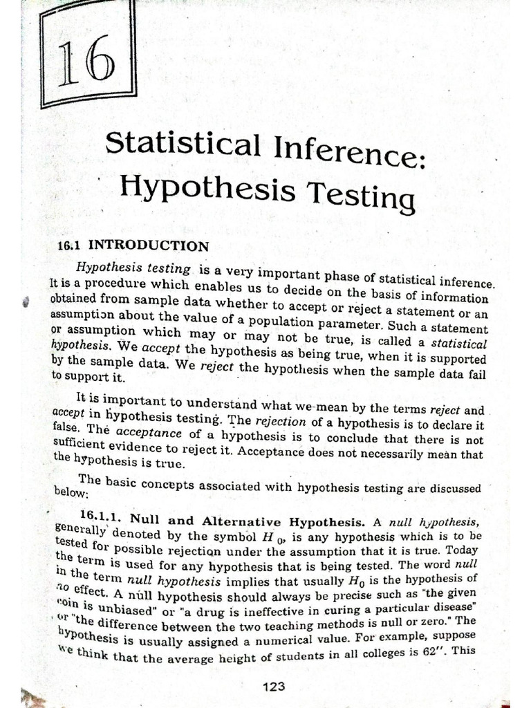 Statistical Inference HT Z-Dist | PDF