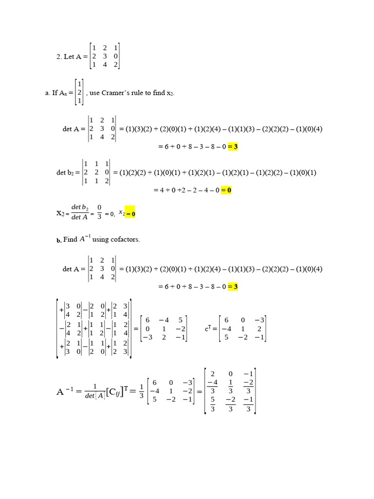 # 2 & 3 LINEAR | PDF | Functions And Mappings | Numerical Analysis