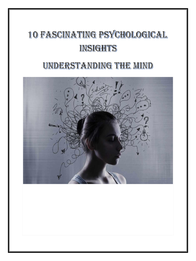 10 Fasinating Psychological Insights | Download Free PDF ...