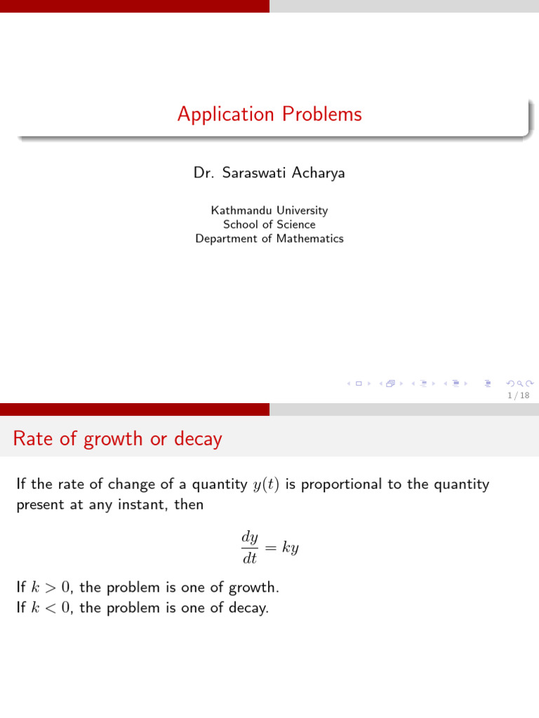 Modeling_Chapter_1 | PDF | Ordinary Differential Equation | Equations