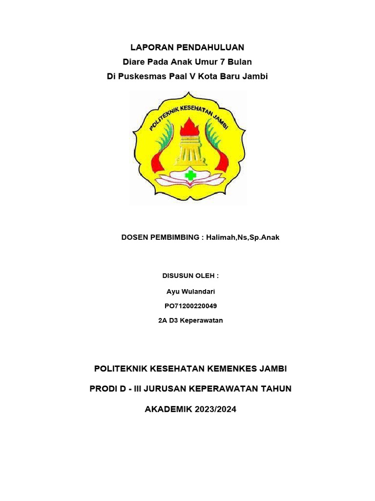 Ayu Wulandari LP Diare | PDF