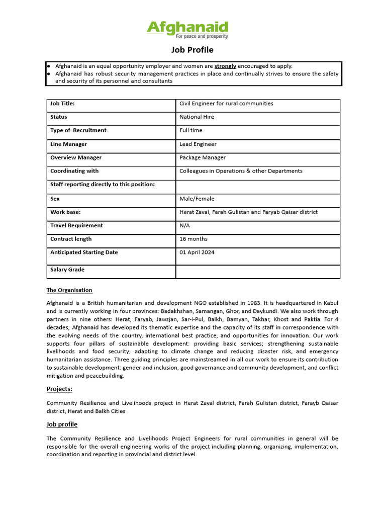 JD Civilengineerforruralcommunities | PDF | Engineering Design Process | Business