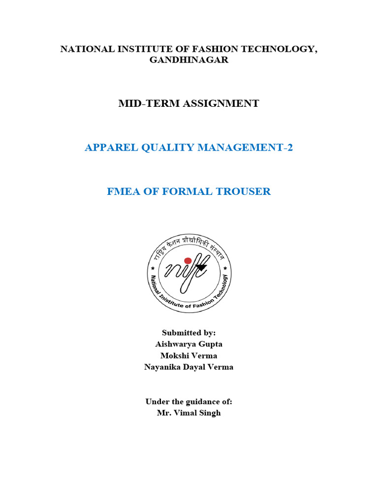 Apparel Quality Management | PDF | Seam (Sewing) | Rayon