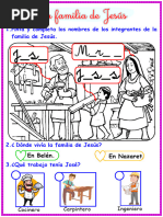 Ficha El Sacrificio de Isaac-2° Maestra Janet | PDF | Abrahán | Sarah