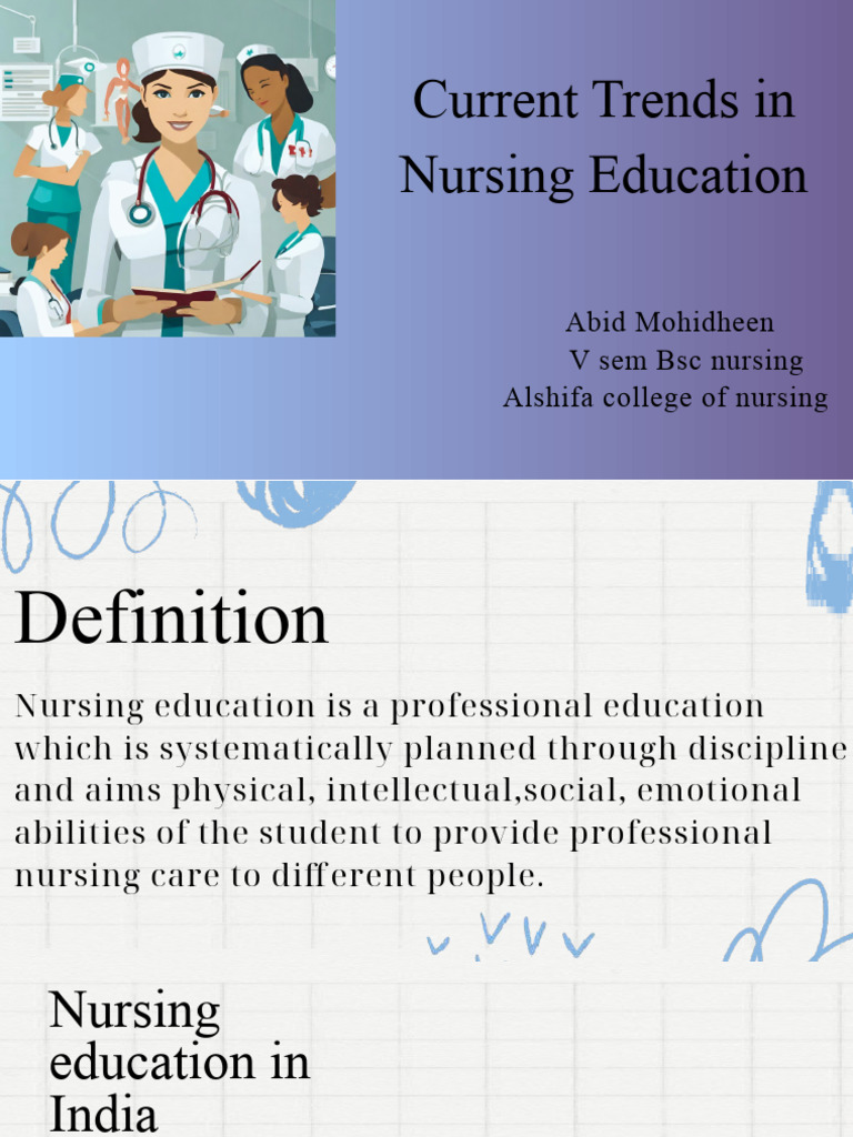Trends In Nursing Education 2023 Pdf Nursing Evidence Based Medicine