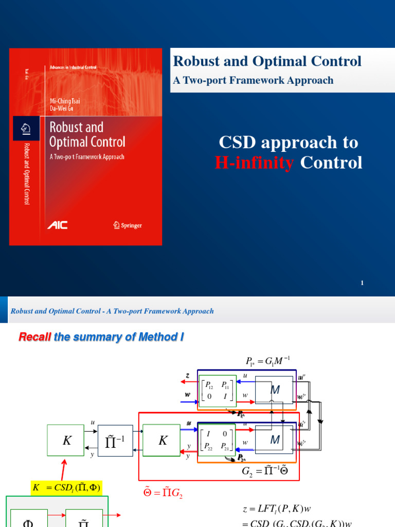 11 H-Infinity Controllers 2023 (1) | PDF | Control Theory | Applied Mathematics