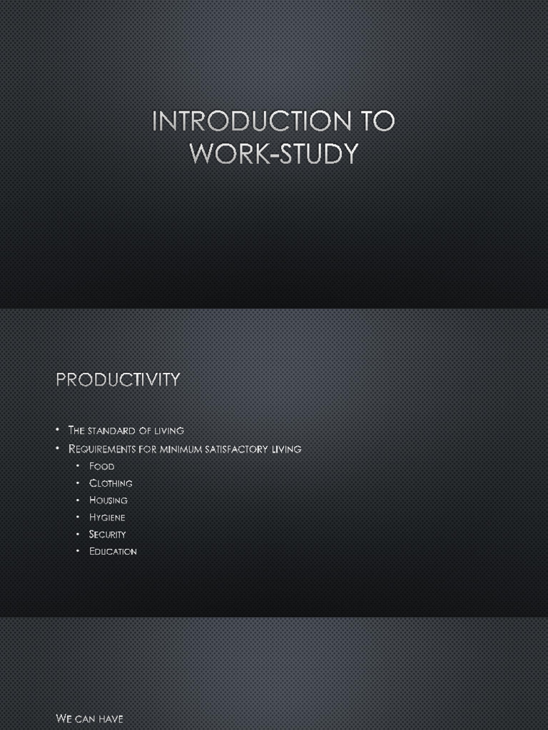 Workstudy PDF | PDF | Human Factors And Ergonomics | Stress (Biology)
