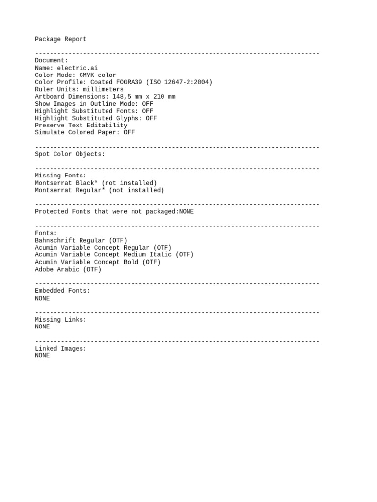 Electric Report | PDF