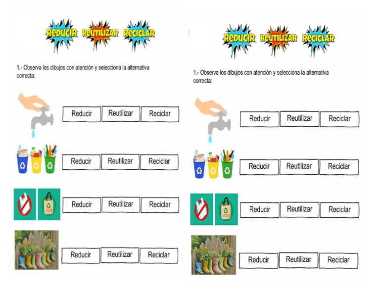 Actividad de Las 4 R | PDF