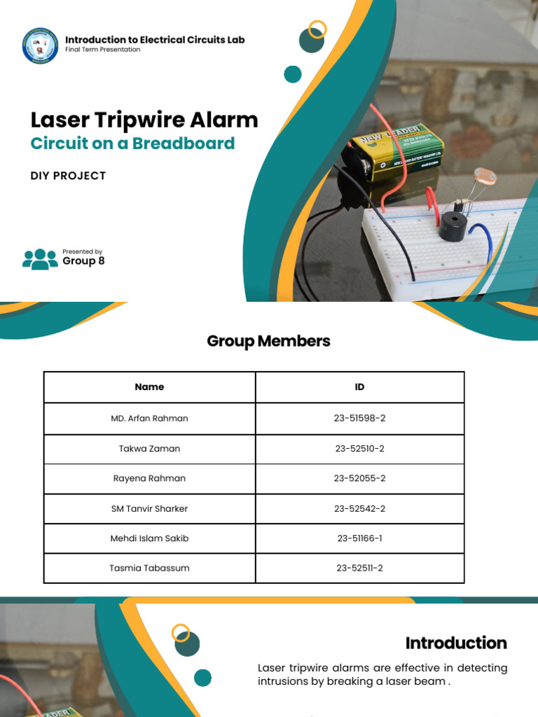 DIY PROJECT | PDF | Security Alarm | Electricity