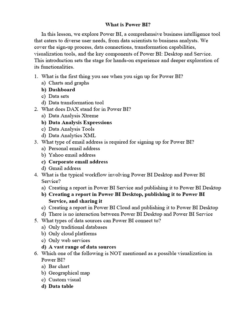 Power BI Part 1 | PDF | Information Retrieval | Information Science