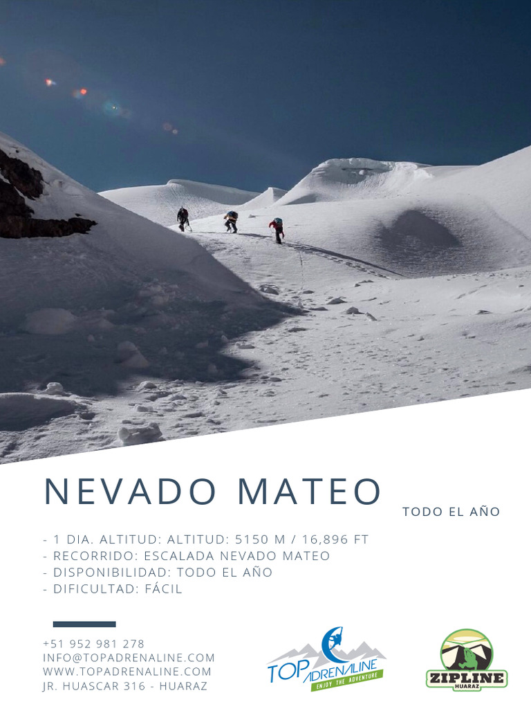 Nevado Mateo | PDF | Ciencias de la Tierra