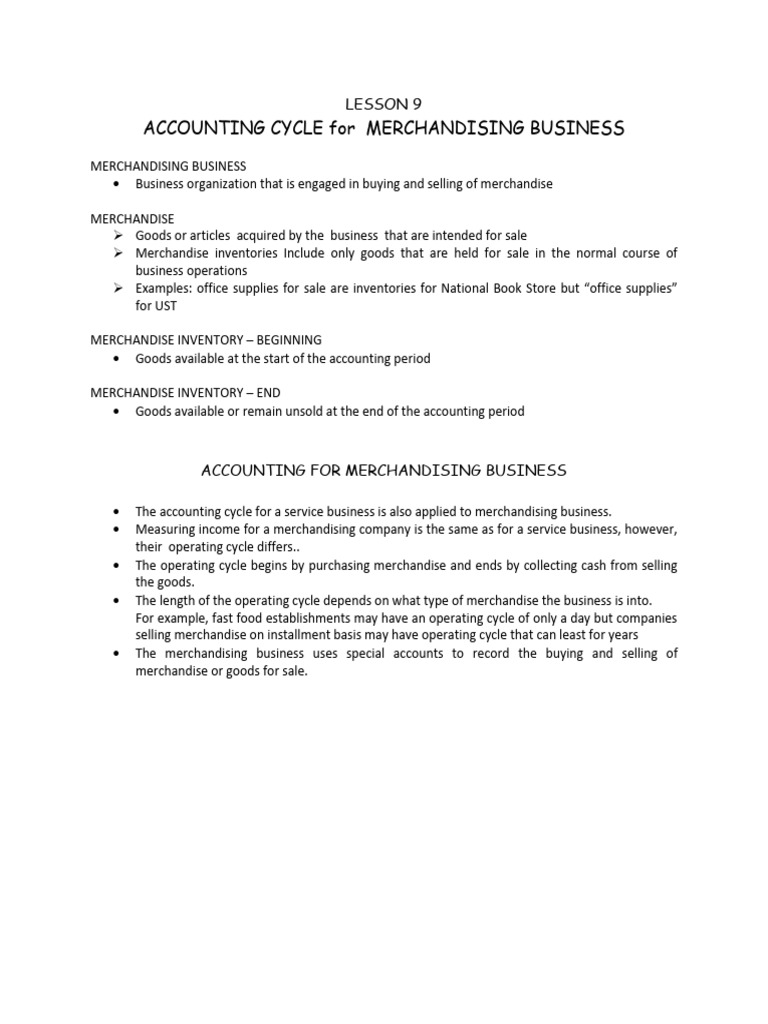 Acct Lesson 9 | Download Free PDF | Discounts And Allowances | Debits ...