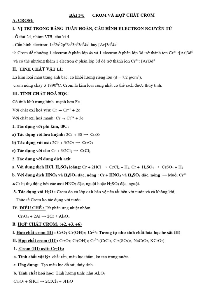 Bã - I 34. Crom - HC Crom | PDF