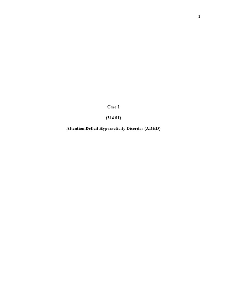 ADHD CASE...f | PDF | Attention Deficit Hyperactivity Disorder | Individualized Education Program