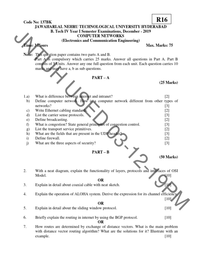 C Networks Q7 | Download Free PDF | Computer Network | Networking Standards