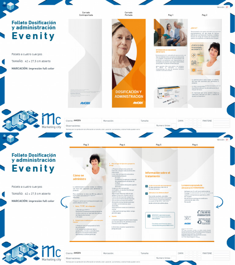 Folleto - Administración y Dosificación Evenity | PDF | Medicina ...