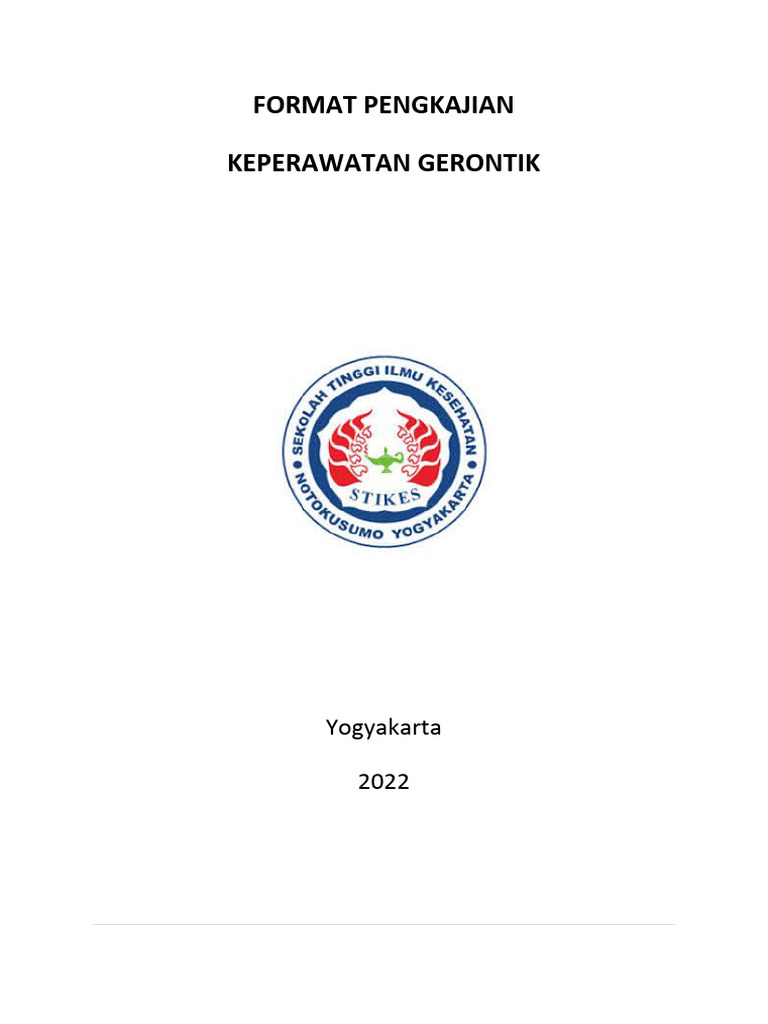 Format pengkajian kep gerontik (1) | PDF