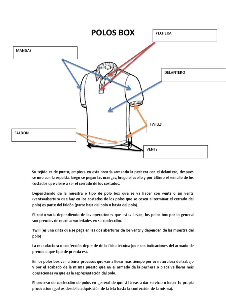 Polo Box | PDF | Ropa | Informática y tecnología de la información