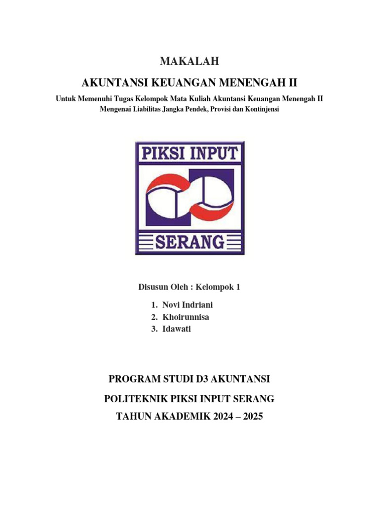 AKM II - Kelompok 1 | PDF | Bisnis | Karier & Perkembangan