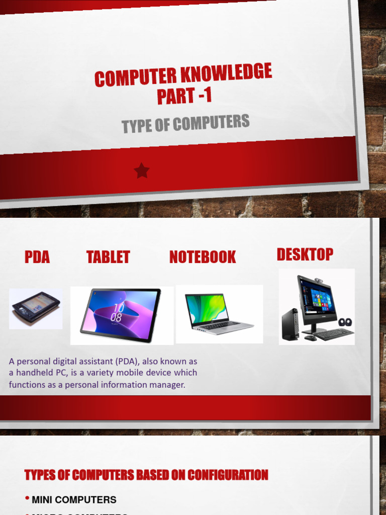 Types of Computers | PDF