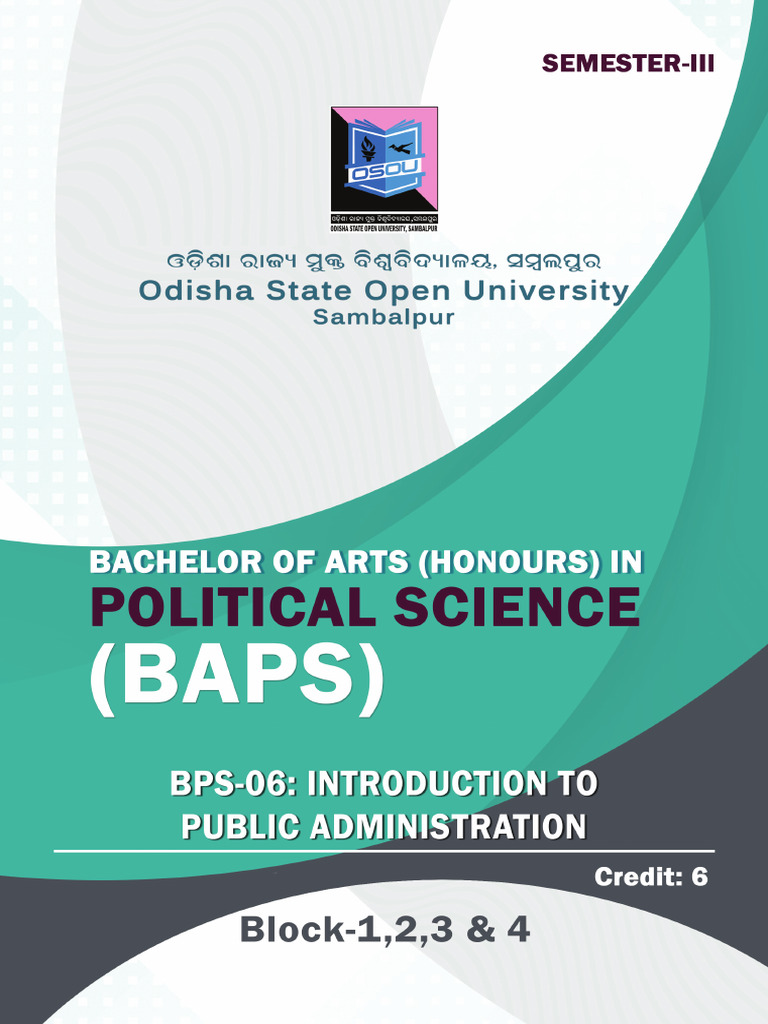 BPS 06 | PDF | System | Public Administration