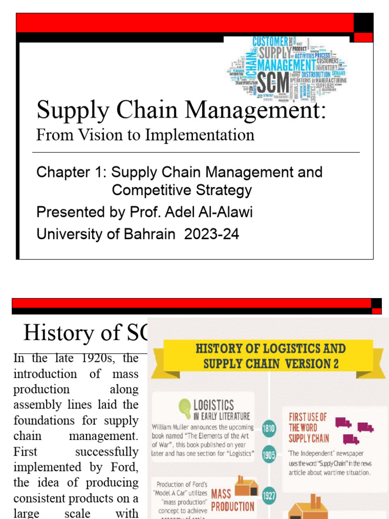 #1 MGT340 SCM Fawcett + Chopra Ch.1 17-09-23 1st 23-24 | Download Free PDF | Supply Chain ...