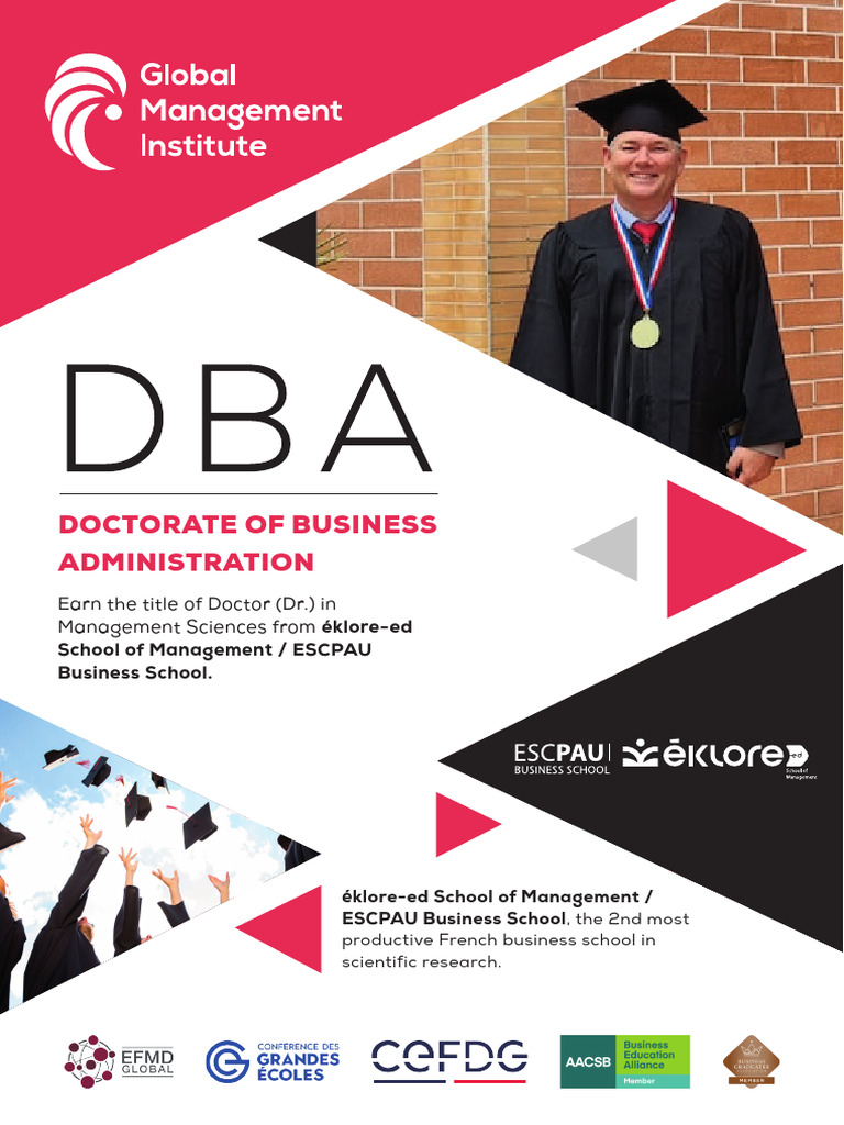 DBA-BROCHURE | PDF | Methodology | Doctorate