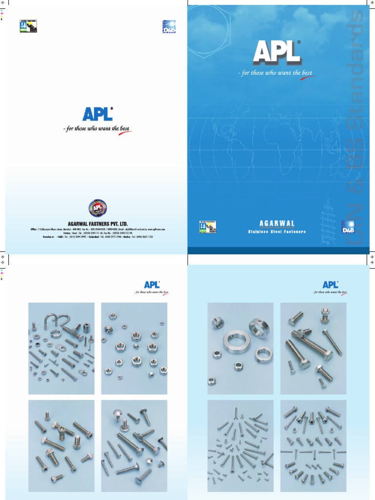 APL Stainless Bolt CATALOGUE1 | PDF