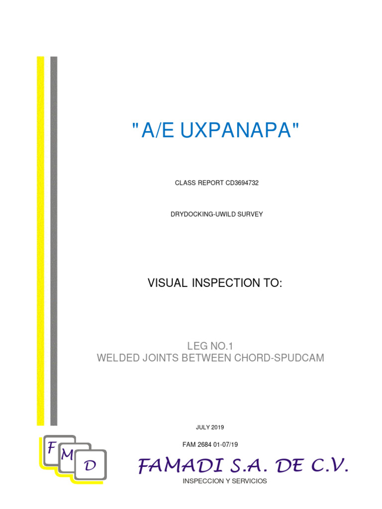 Fam 2684 01-07-19 VT Chord & Spud Leg 1 - Uxpanapa | PDF | Steel ...