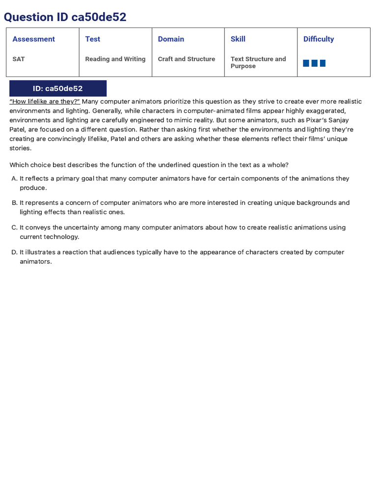 SSQB Text Structure and Purpose No Ans | PDF | Sat | Literacy