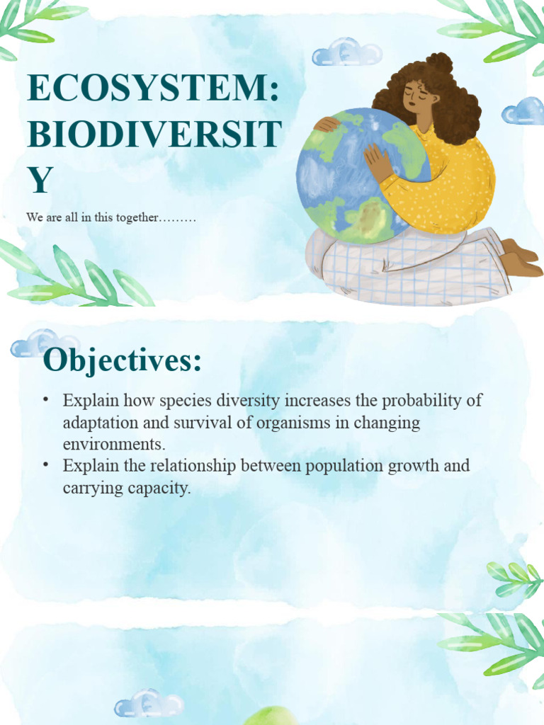 GROUP 1 - Science 10 - Ecosystem - Biodiversity | PDF | Biodiversity ...