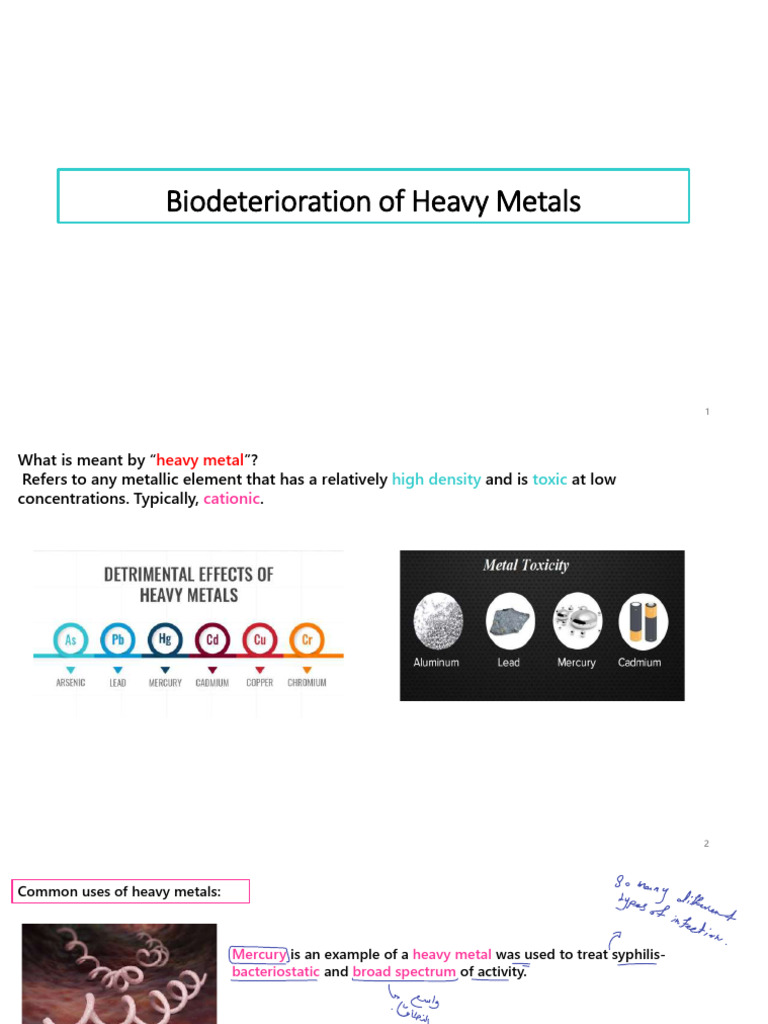 Lab (7) Biodeterioration of Heavy Metals | PDF | Soil | Chemistry