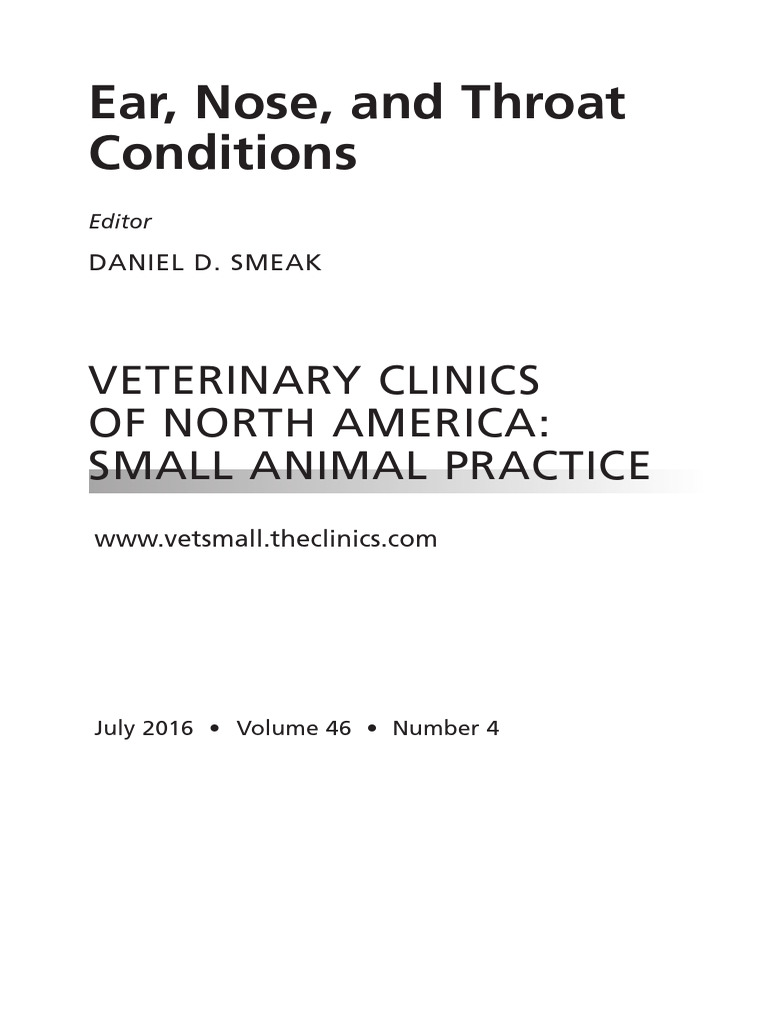 Ear, Nose, And Throat Conditions Vsp | PDF