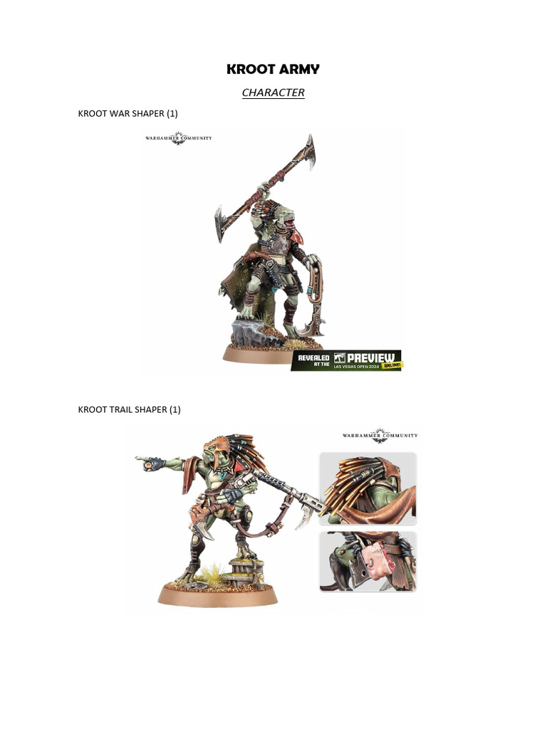 Ejercito Kroot | PDF | Military Science | Warfare