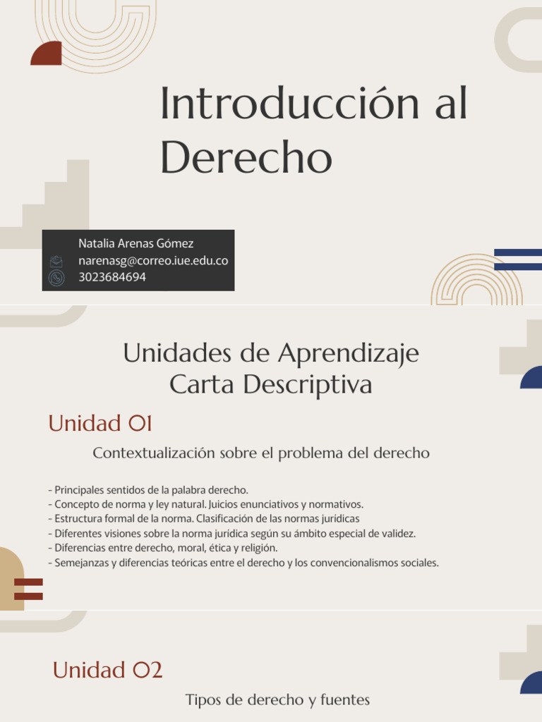 Introducción Al Derecho Y Sus Conceptos Pdf Justicia Crimen Y