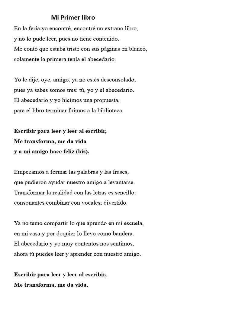 Mi Primer Libro | PDF