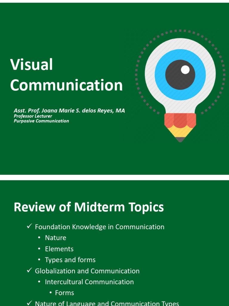 Lesson 7_Visual Communication | PDF