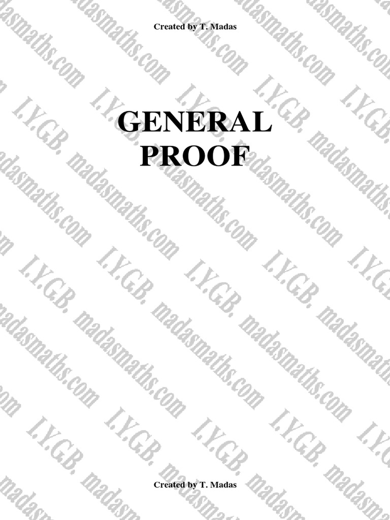 Proof General | PDF | Factorization | Mathematical Proof