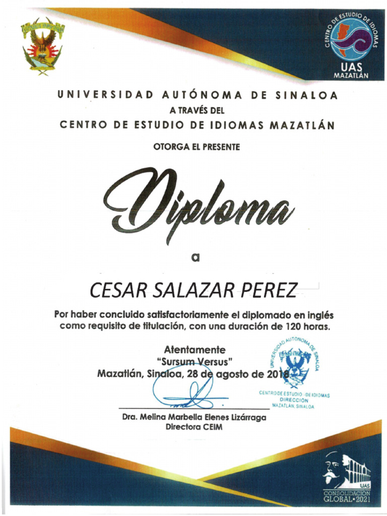 Cesar Salazar Perez Ingles | PDF