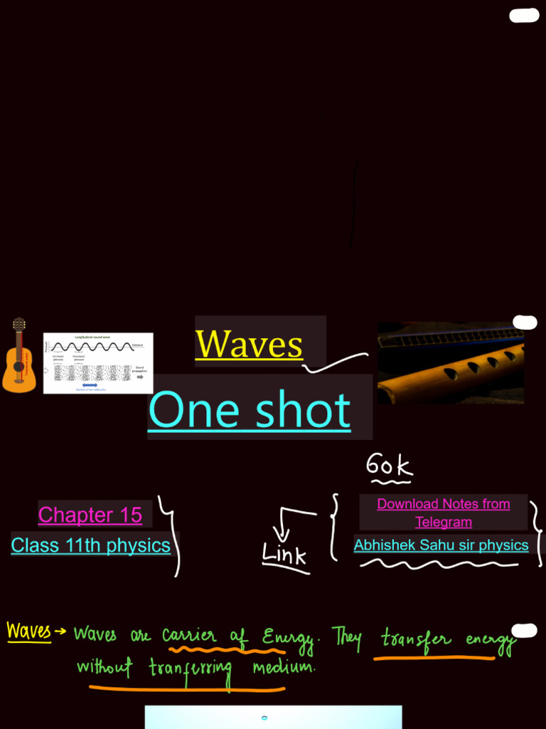 Wave Chapter 15 Physics 11th | PDF