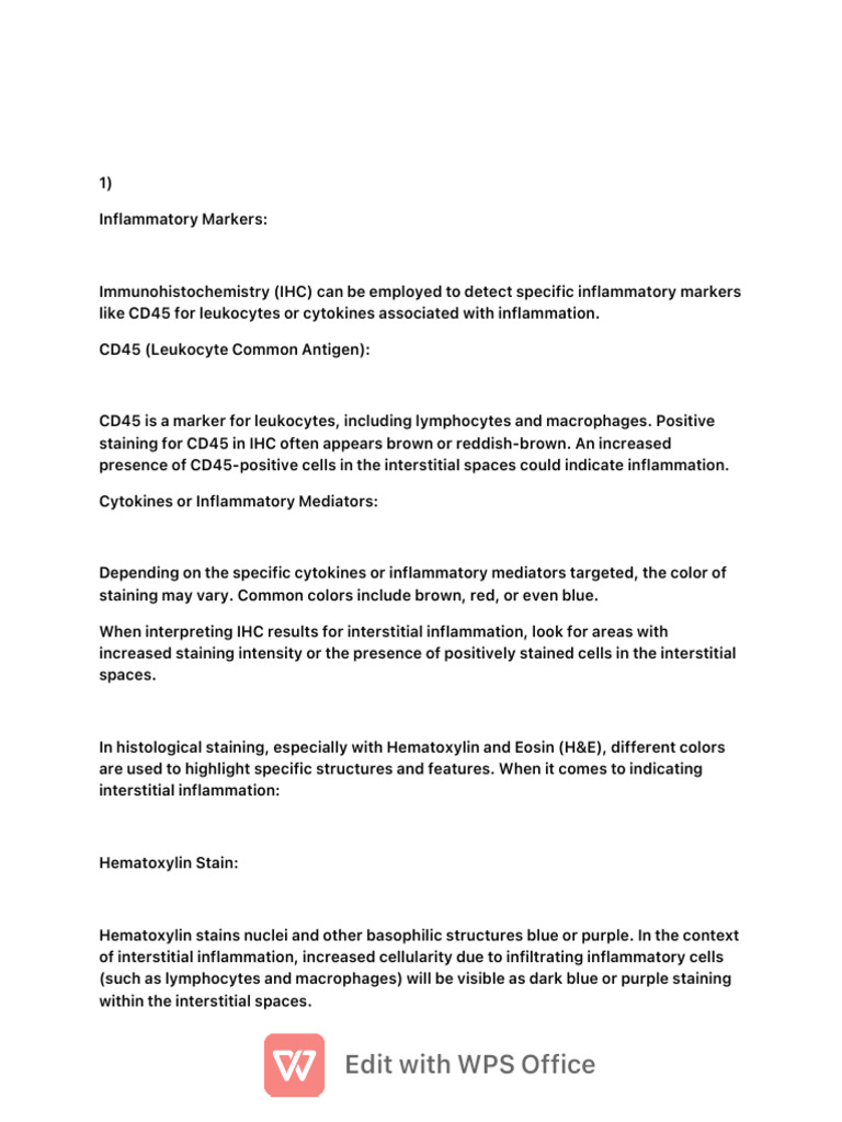 MTX Main | PDF | Staining | Histology