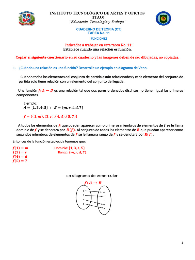 Tipos de Funciones y Ejemplos | PDF | Función (Matemáticas) | Análisis matemático