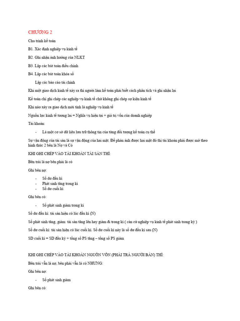 NLKT Chương 2 | PDF