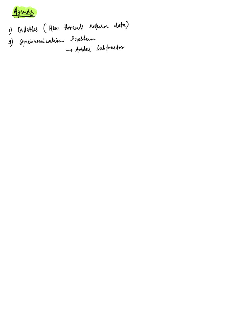 Callable Synchronisation Pdf Thread Computing Computing Platforms