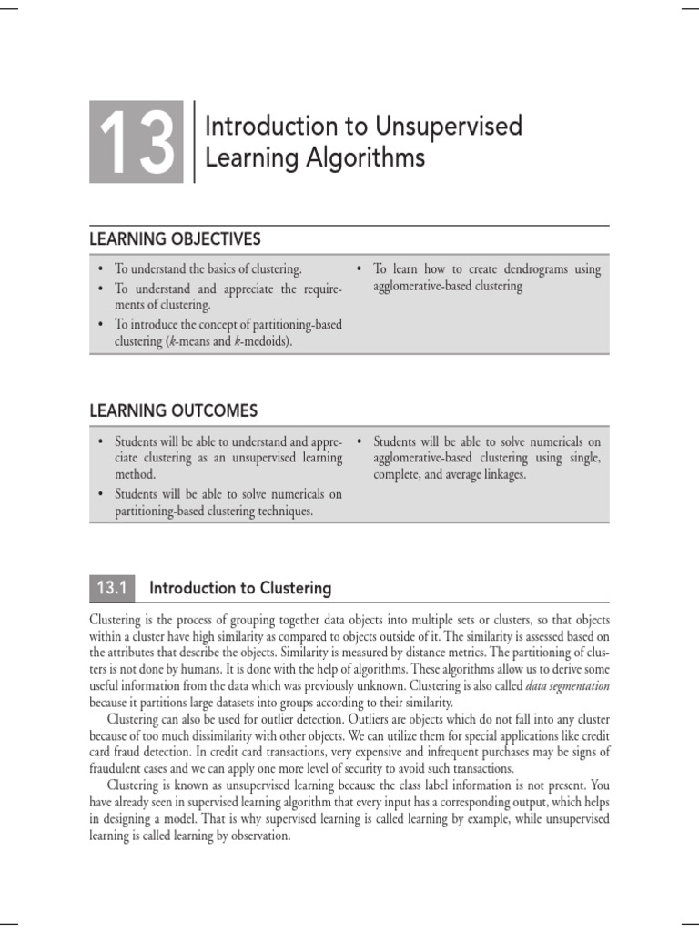 Mod2 Clustering Text Book | PDF | Cluster Analysis | Applied Mathematics