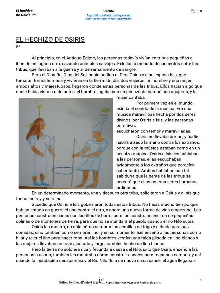 El Hechizo de Osiris | PDF | Osiris | Isis